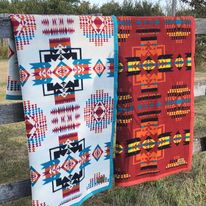Native American Design Blankets - Gift Blankets - Cotton Blankets